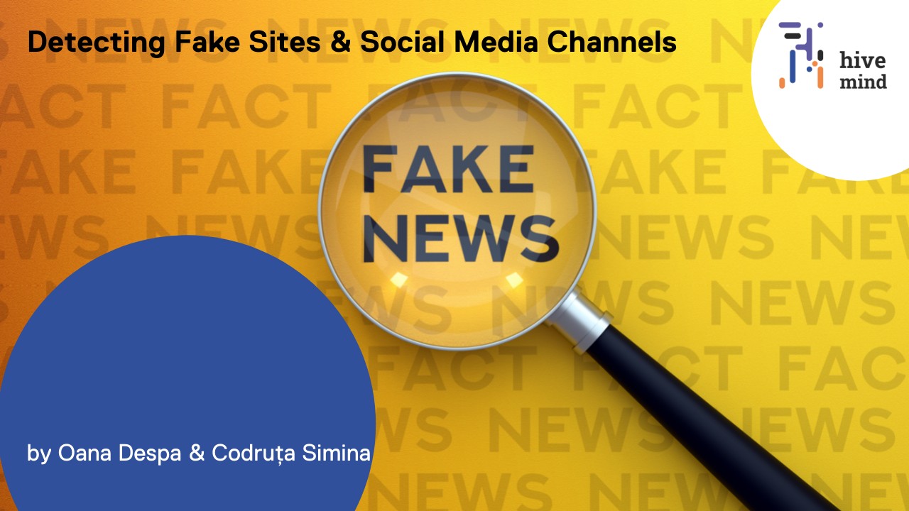 Detecting Fake Sites & Social Media Channels video by Oana Despa ...
